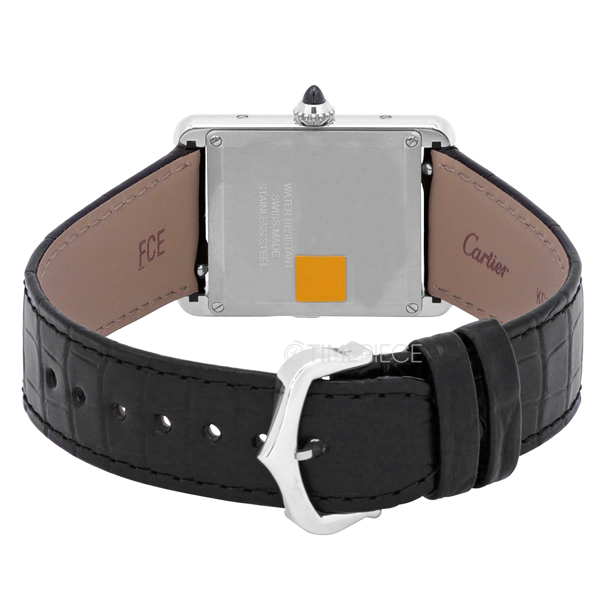 Cartier Tank Must Large Model Quartz Black Dial Ladies Watch WSTA0072