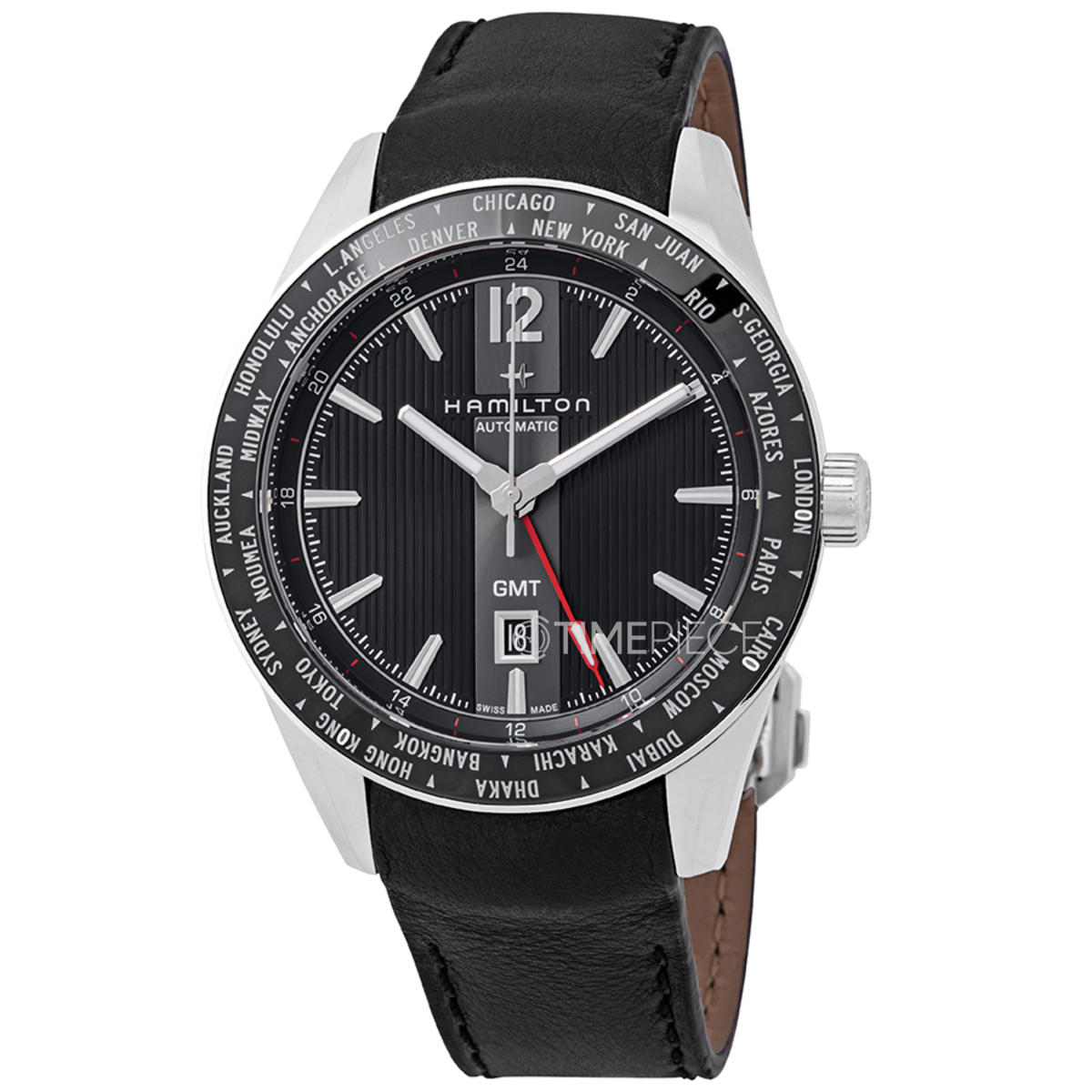 Hamilton Broadway GMT Automatic Black Dial Mens Limited Edition Watch ...