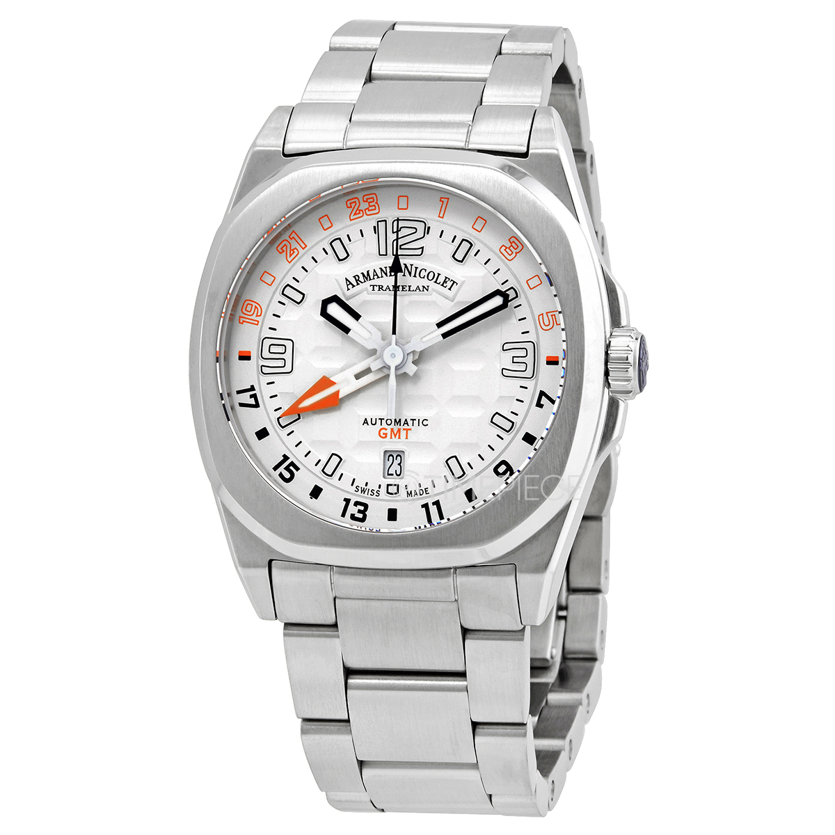 Armand Nicolet JH9 Automatic Silver Dial Mens Watch A663HAA-AO-MA4680A