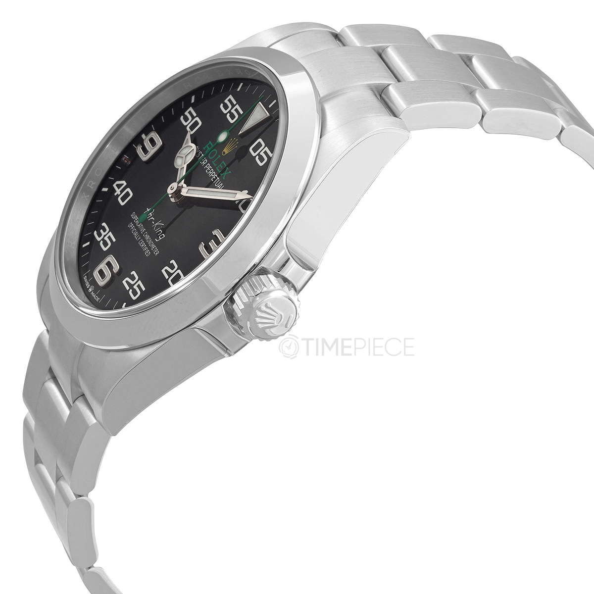 Rolex Air-King Automatic Black Dial Mens Oyster Watch M126900-0001