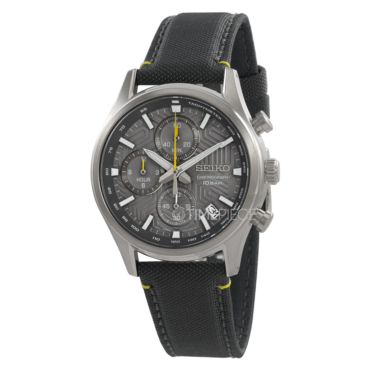 Seiko Chronograph Quartz Grey Dial Mens Watch SSB423P1