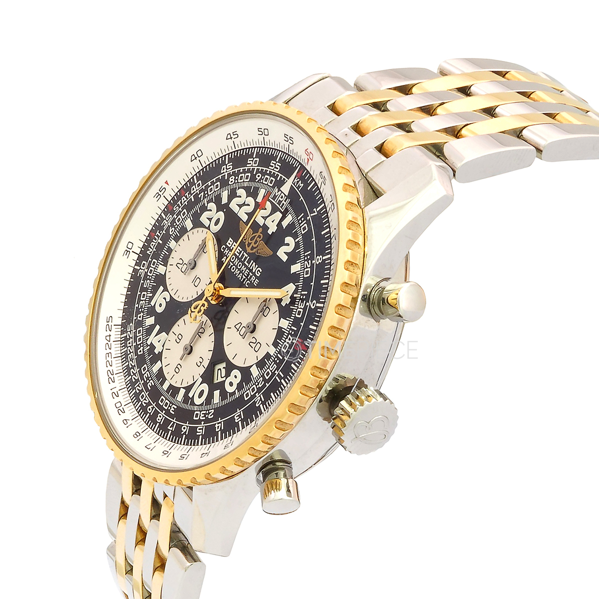 Breitling Navitimer Cosmonaute Chronograph Automatic Black Dial Mens ...