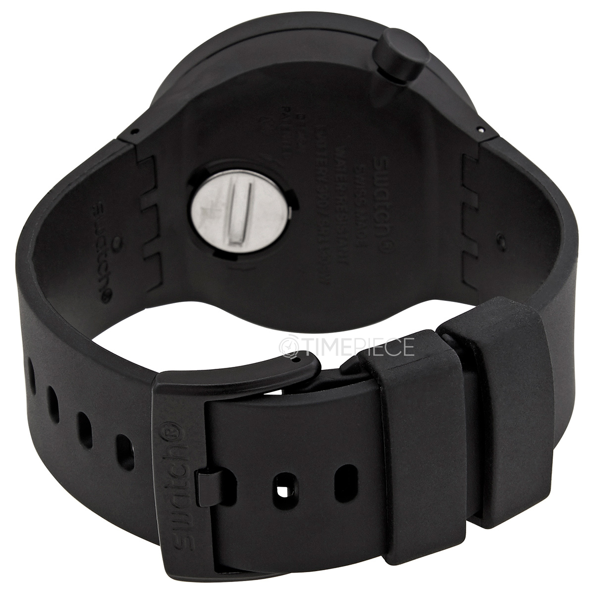 Swatch Bioceramic Quartz Black Dial Mens Watch SB03B100