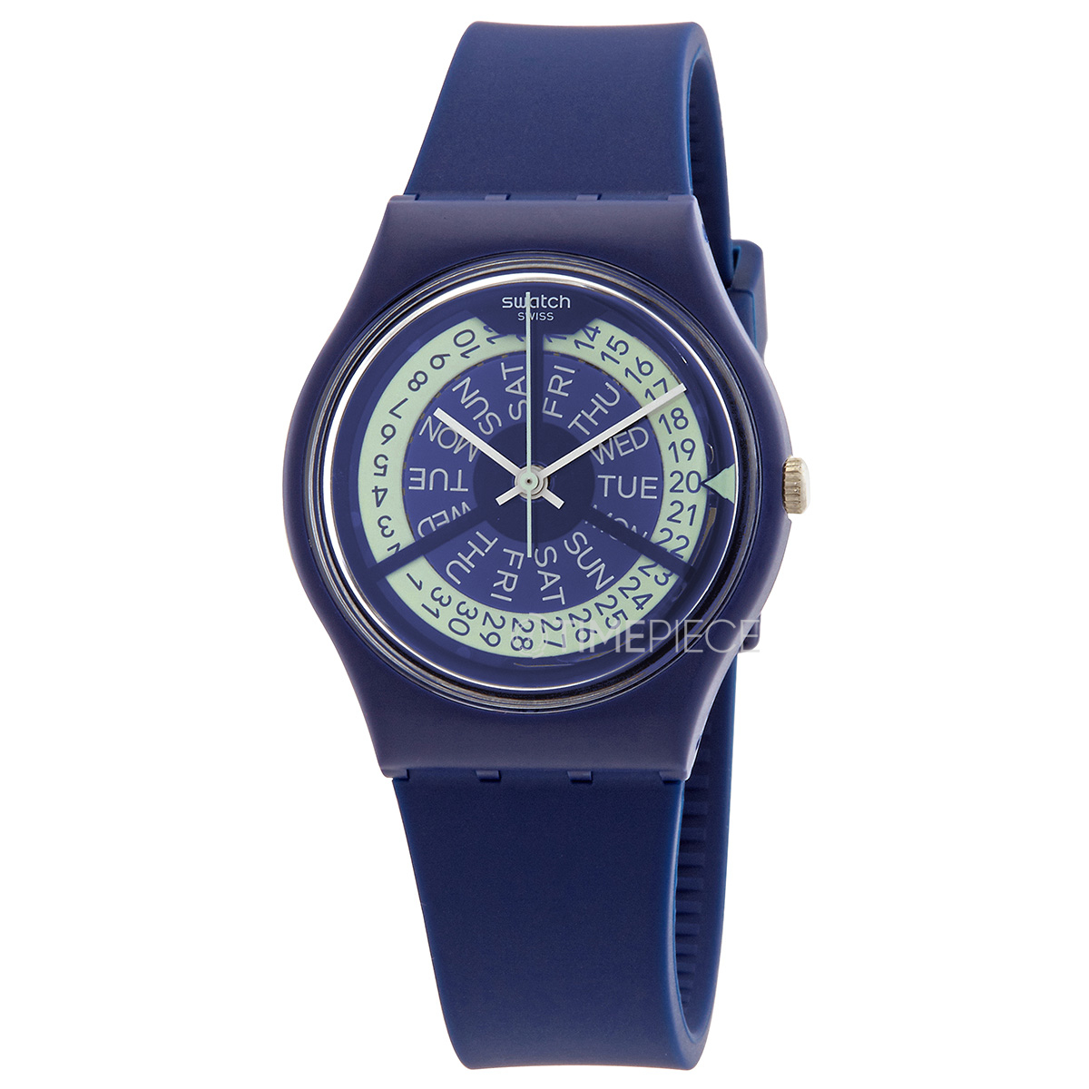 Swatch Monthly Drops Quartz Blue Dial Unisex Watch GN727