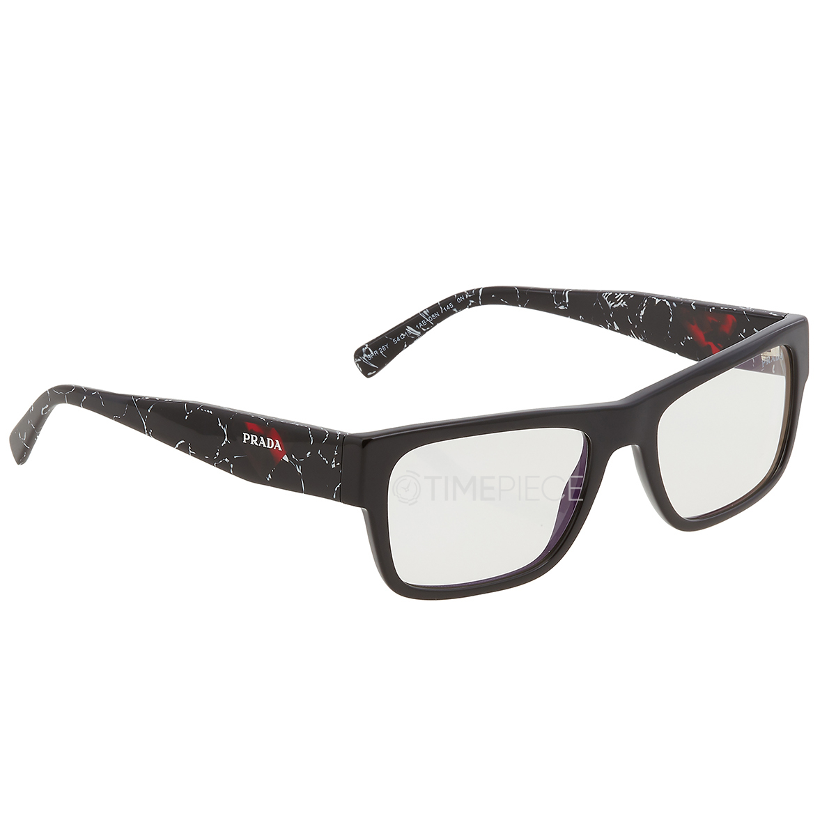 Prada Clear Blue Light Filter Square Mens Sunglasses PR 28YS 1AB08N 54