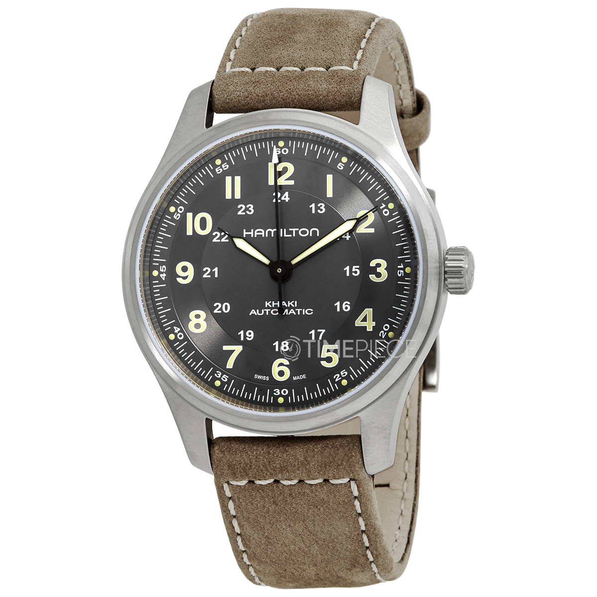 Hamilton Khaki Field Automatic Black Dial Mens Watch H70545550