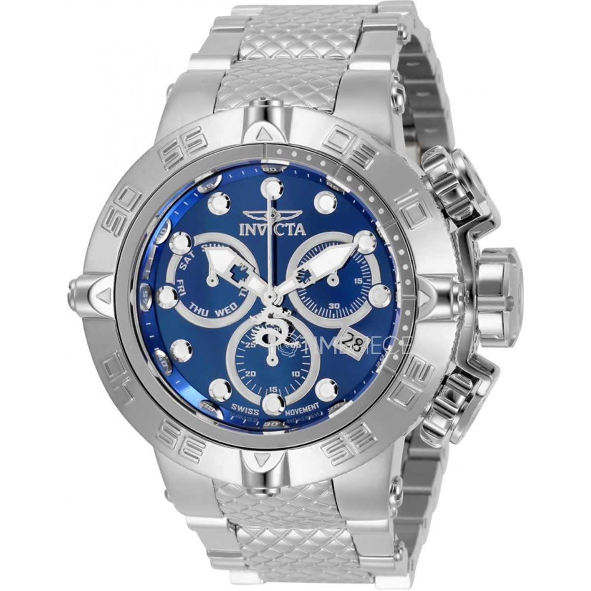 Invicta Subaqua Chronograph Quartz Blue Dial Mens Watch 32972