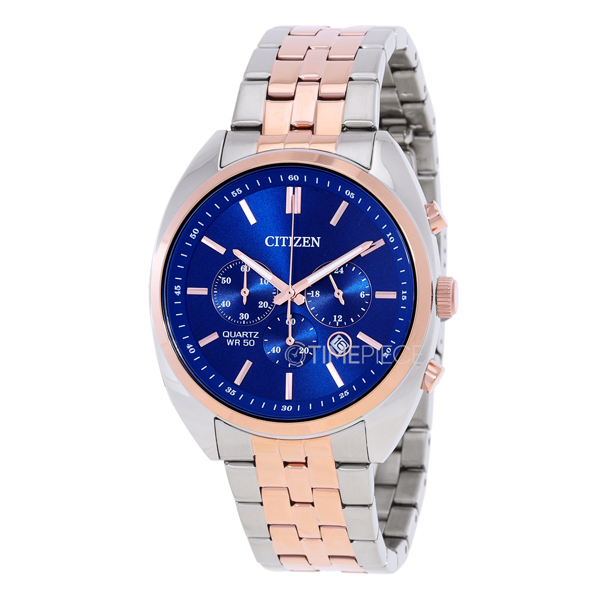 Citizen Chronograph Quartz Blue Dial Mens Watch AN8216-50L