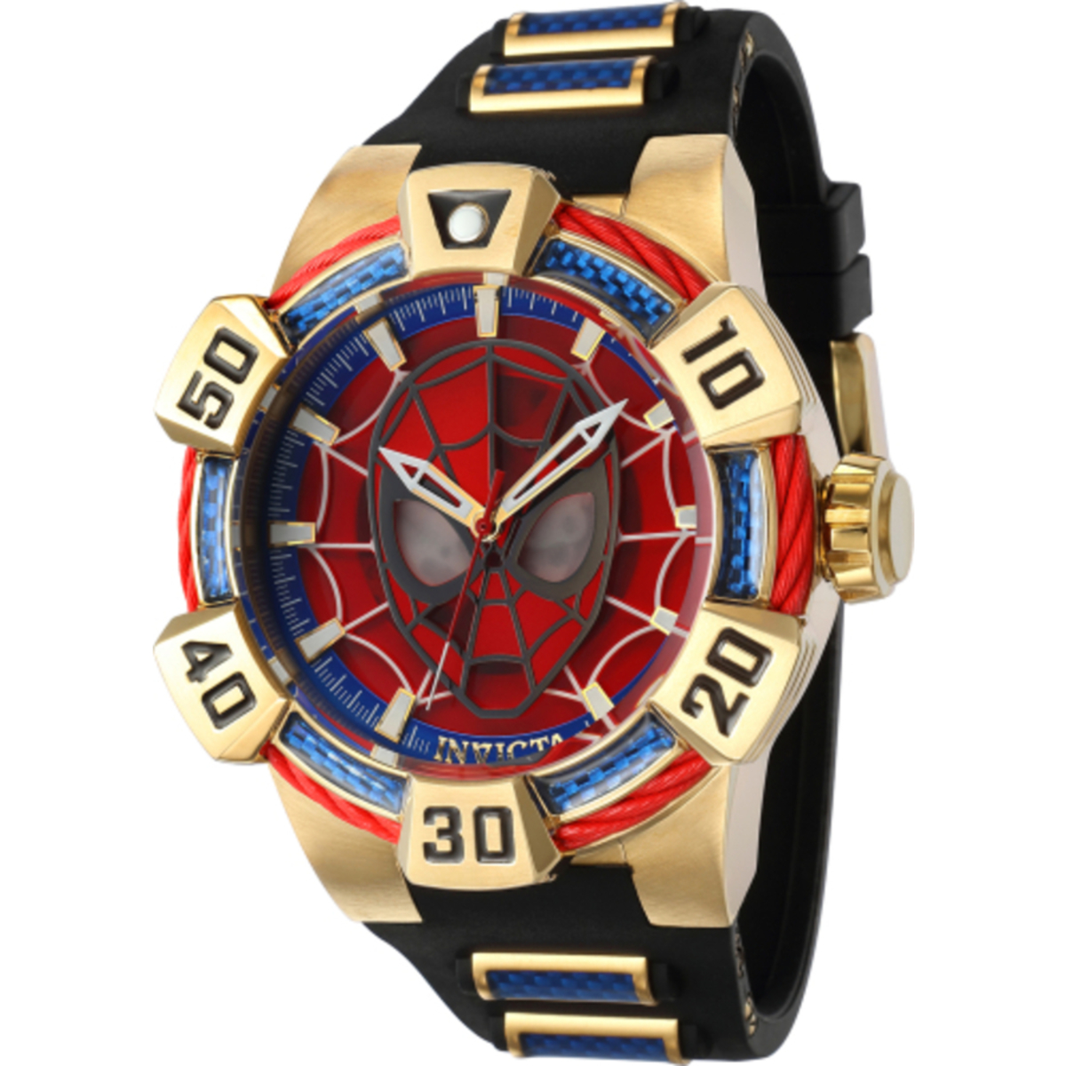 Invicta Marvel Spiderman Automatic Red Dial Mens Watch 41023