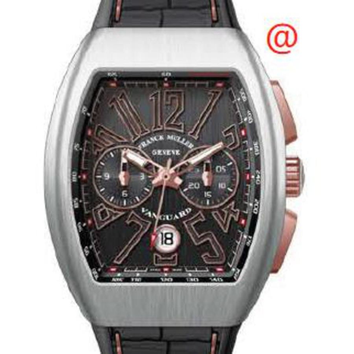 Franck Muller Vanguard Classical Chronograph Automatic Black Dial Mens ...
