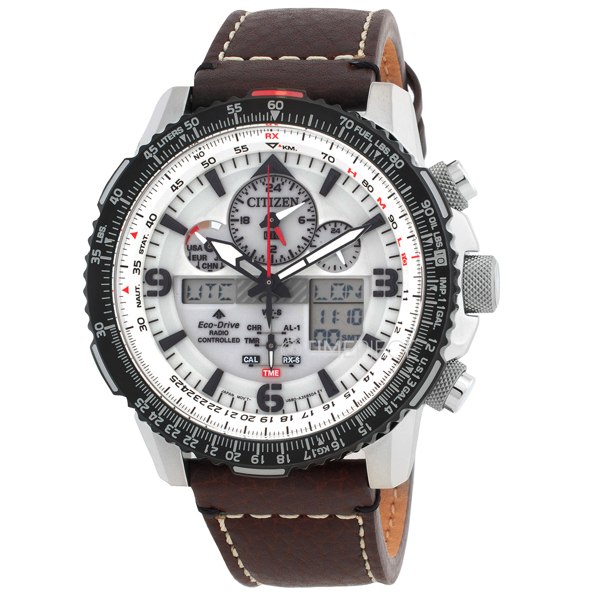 Citizen Promaster Perpetual Analog-Digital White Dial Mens Watch JY8086-11A