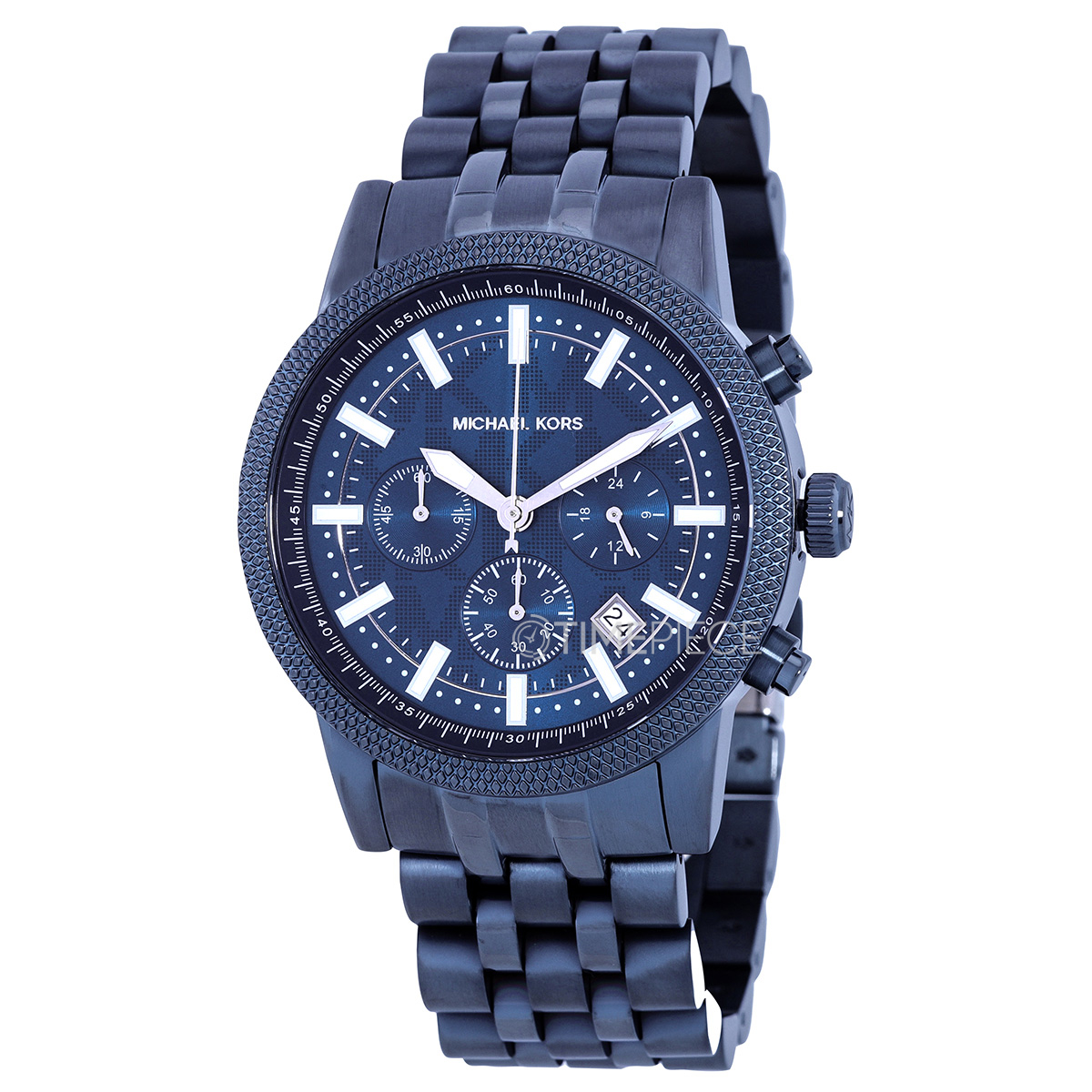 Michael Kors Hutton Chronograph Quartz Blue Dial Mens Watch MK9088
