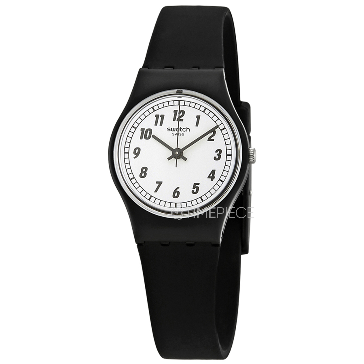 Swatch LB184 Something Black Ladies Quartz Watch