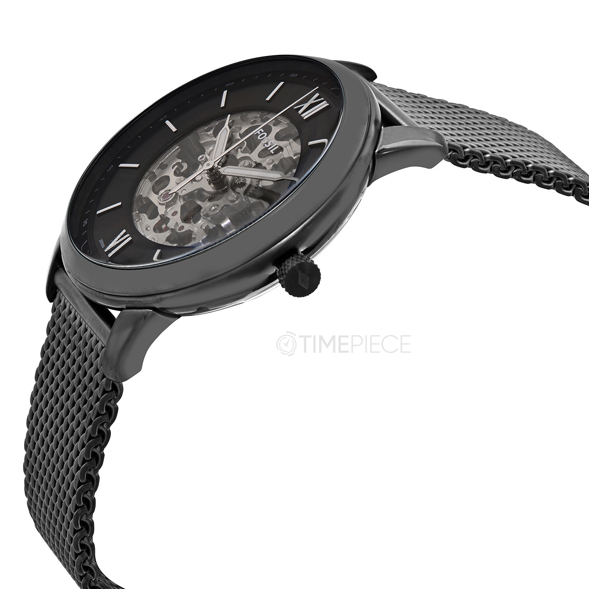 Fossil Neutra Automatic Black Skeleton Dial Mens Watch ME3185