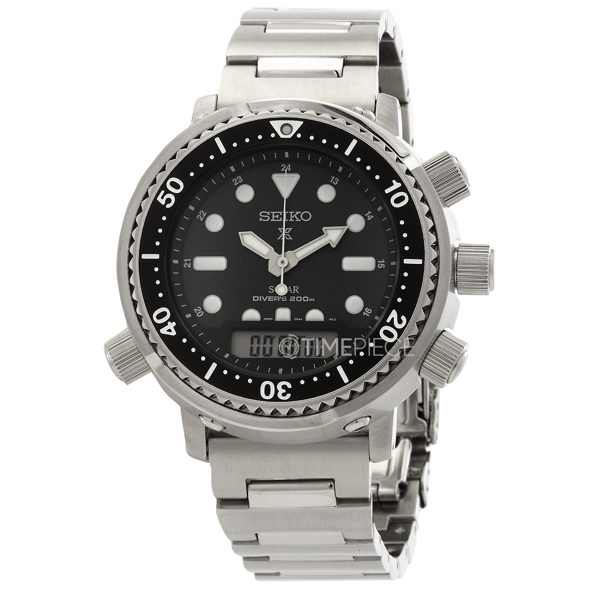 Seiko Prospex Arnie Analog-Digital Black Dial Mens Watch SNJ033