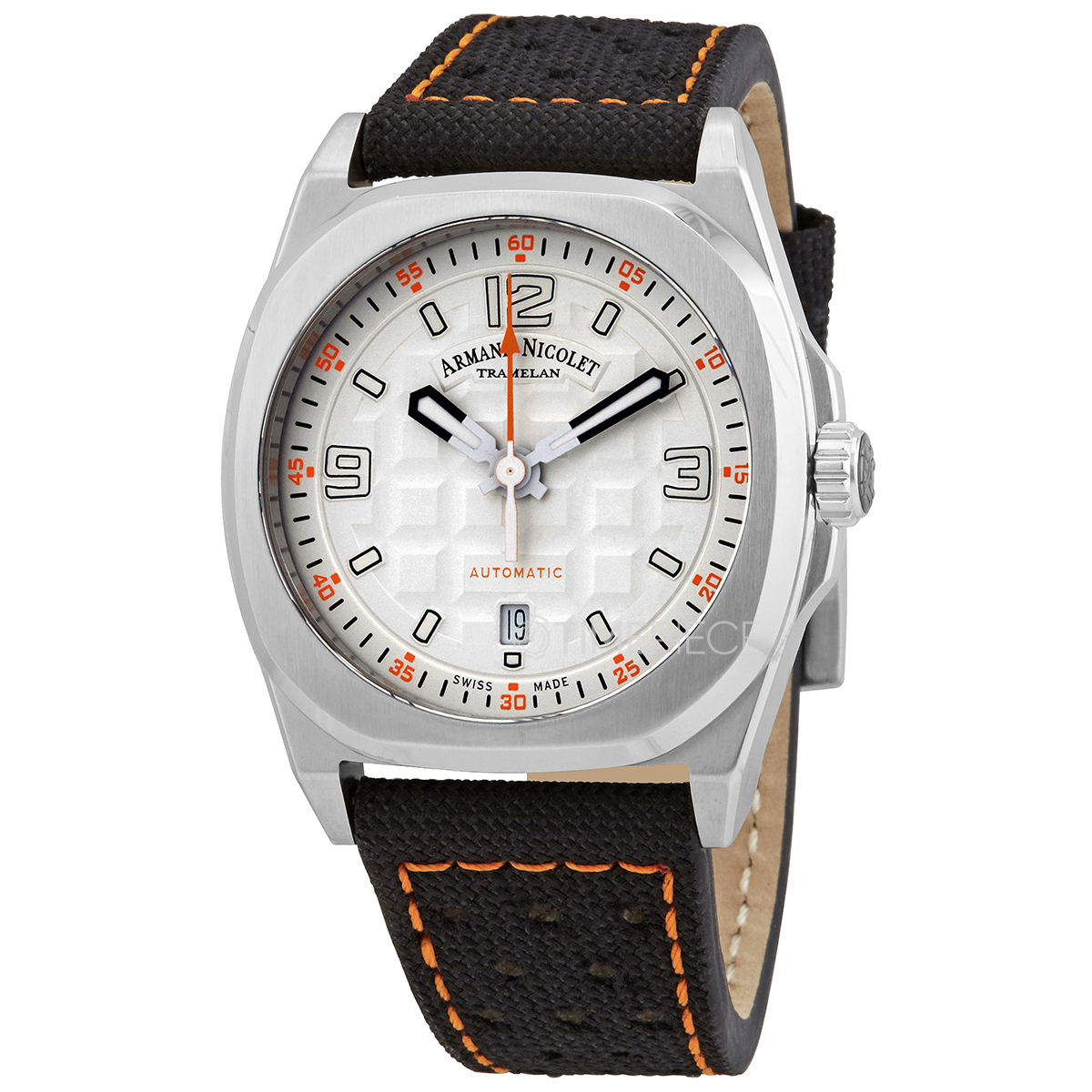 Armand Nicolet JH9 Automatic Silver Dial Mens Watch A660HAA-AO-P0668NO8