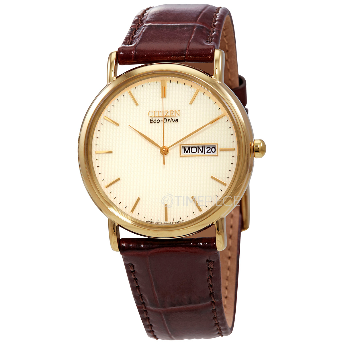 Citizen Eco-Drive Champagne Dial Ladies Watch BM8242-08P