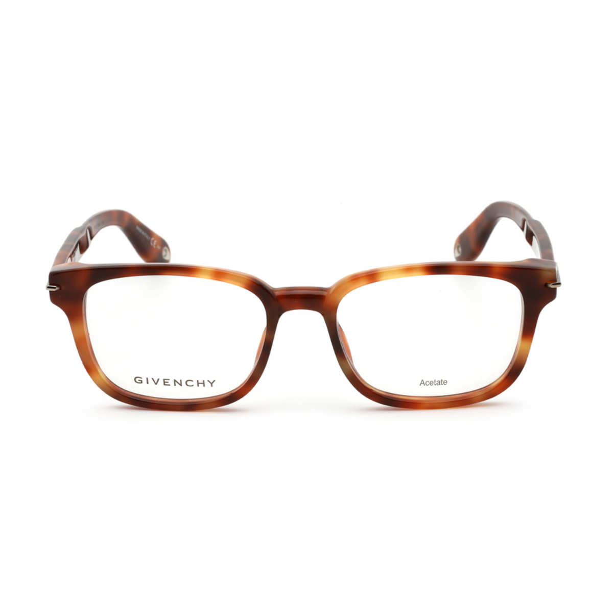 Givenchy Unisex Tortoise Rectangular Eyeglass Frames 00130VMB0051