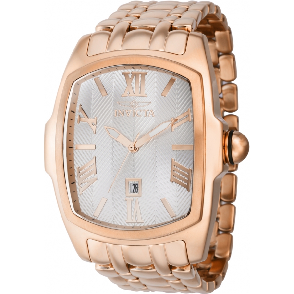 Invicta Lupah Quartz Silver Dial Mens Watch 39827