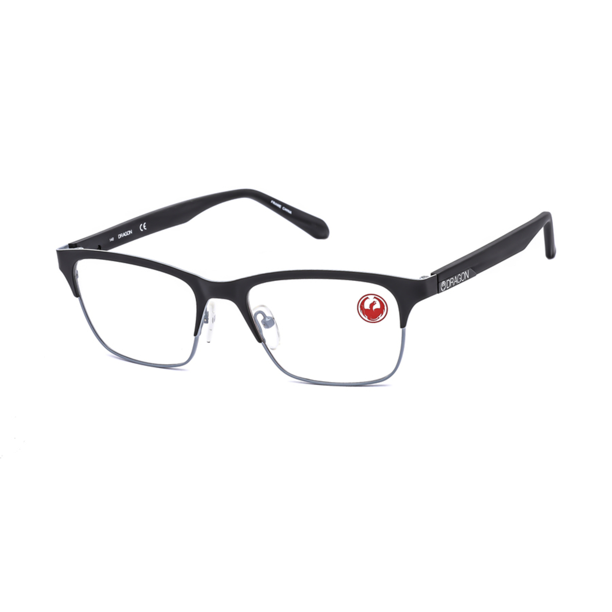 Dragon Mens Black Round Eyeglass Frames Dr163 Heath 2 52