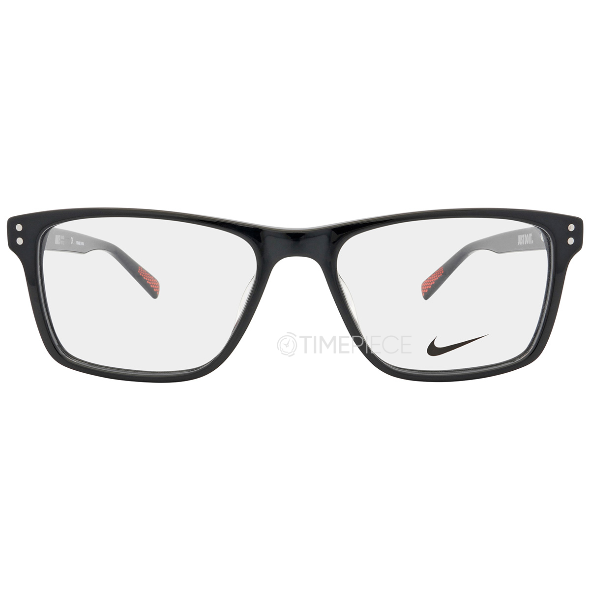 Nike Demo Rectangular Mens Eyeglasses 7243 001 52 17