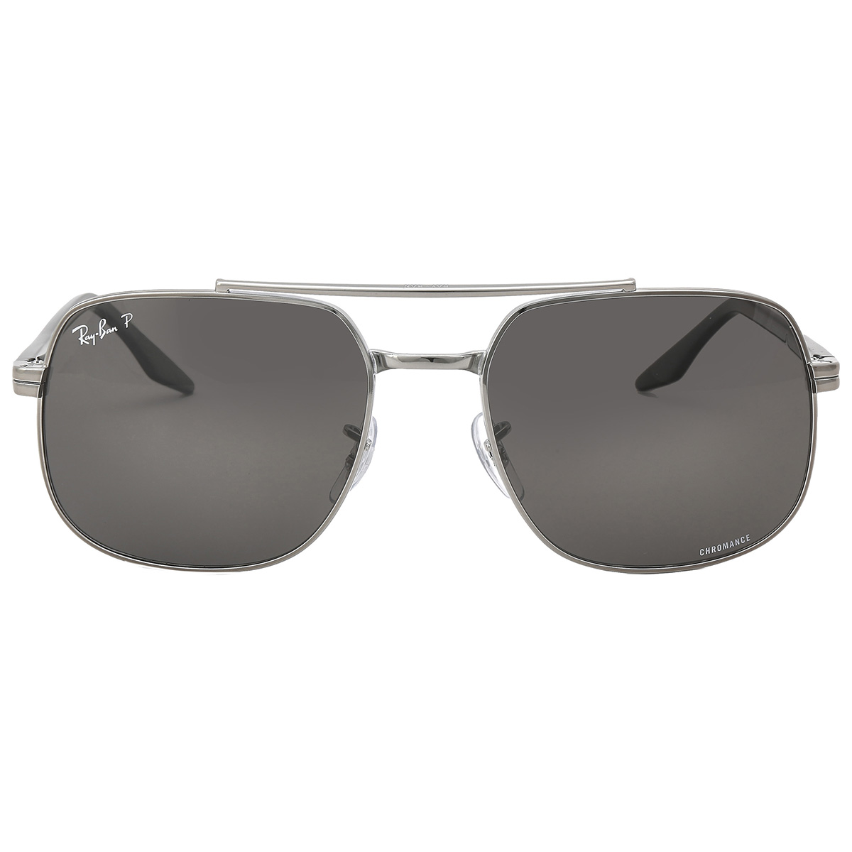 Ray Ban Polarized Dark Grey Square Unisex Sunglasses RB3699 004/K8 56