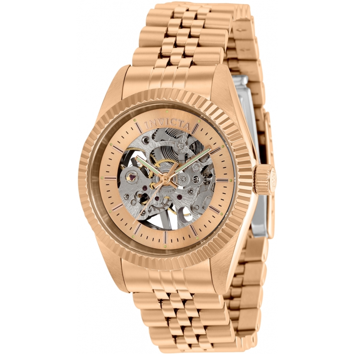 Invicta Specialty Hand Wind Rose Skeleton Dial Ladies Watch 36455
