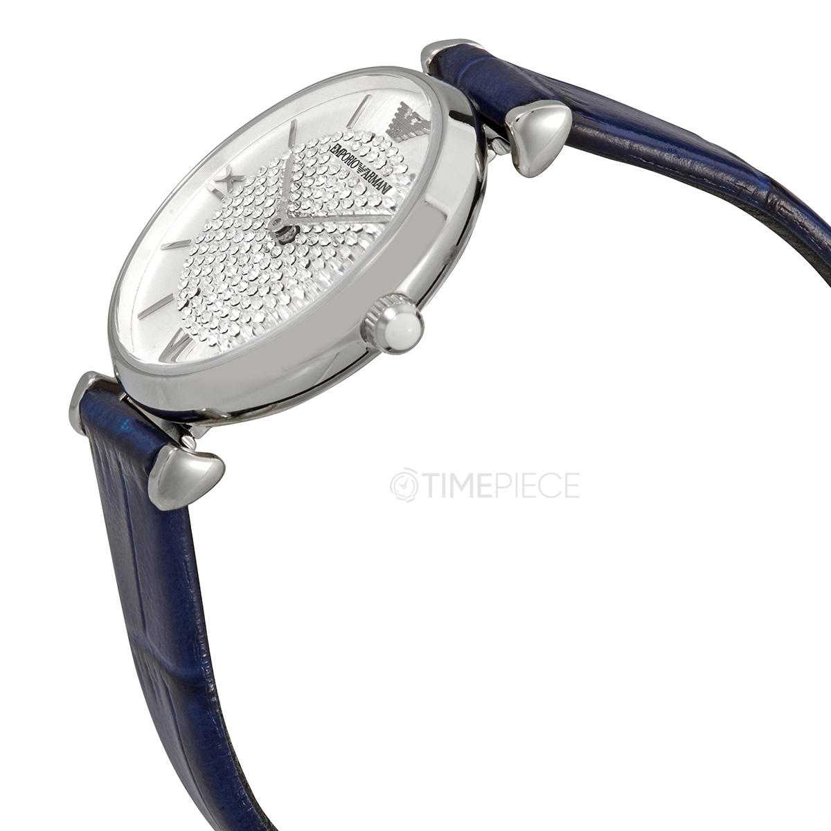 Emporio Armani Gianni T-Bar Quartz Silver Dial Ladies Watch AR11344