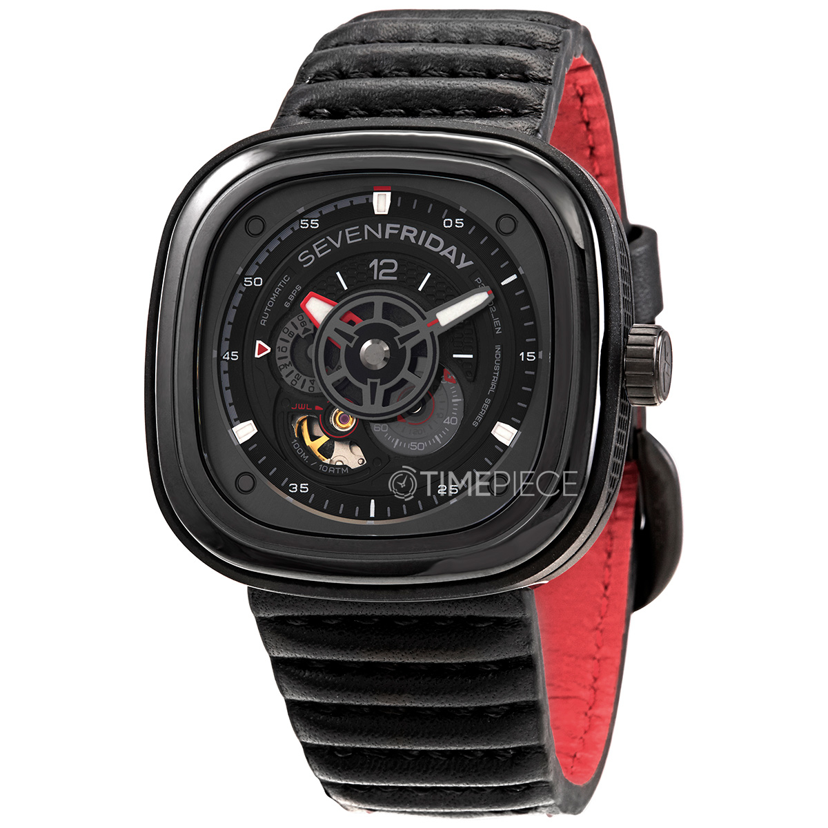 SevenFriday Racer III Automatic Black Dial Mens Watch P3C/02