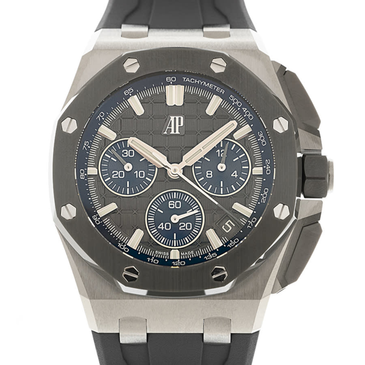Audemars Piguet Royal Oak Offshore Chronograph Automatic Grey Dial Mens Watch 26420IO.OO.A009CA.01