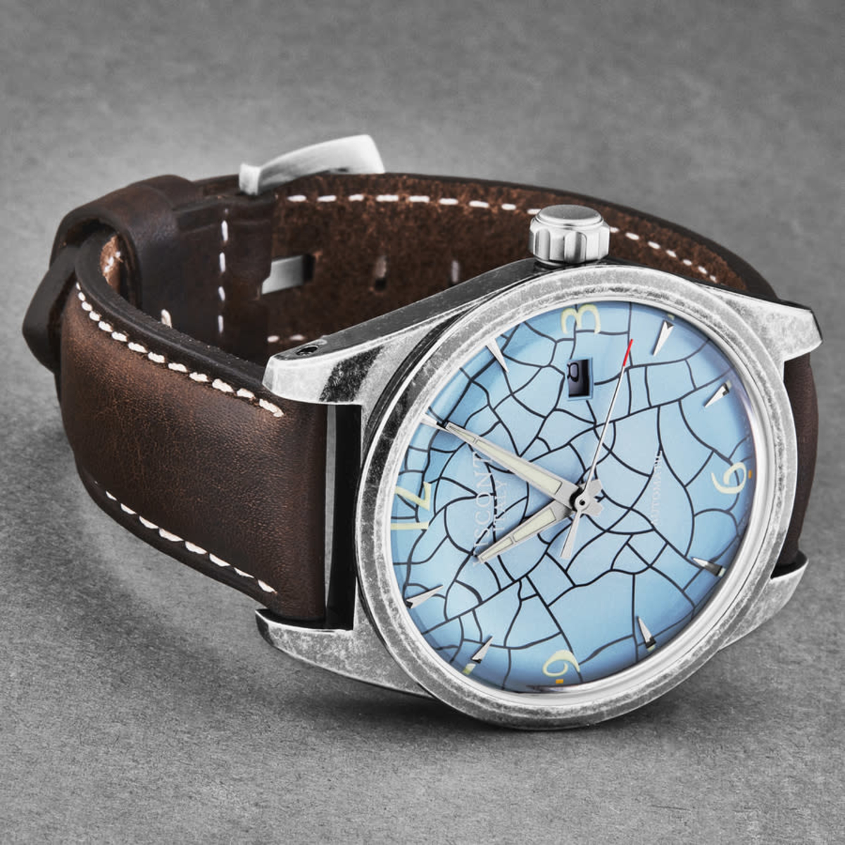 Visconti Roma Automatic Blue Dial Mens Watch KW21-02