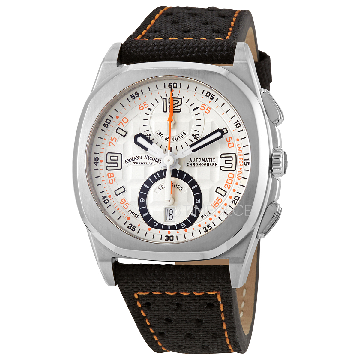 Armand Nicolet JH9 Chronograph Automatic Silver Dial Mens Watch A668HAA ...