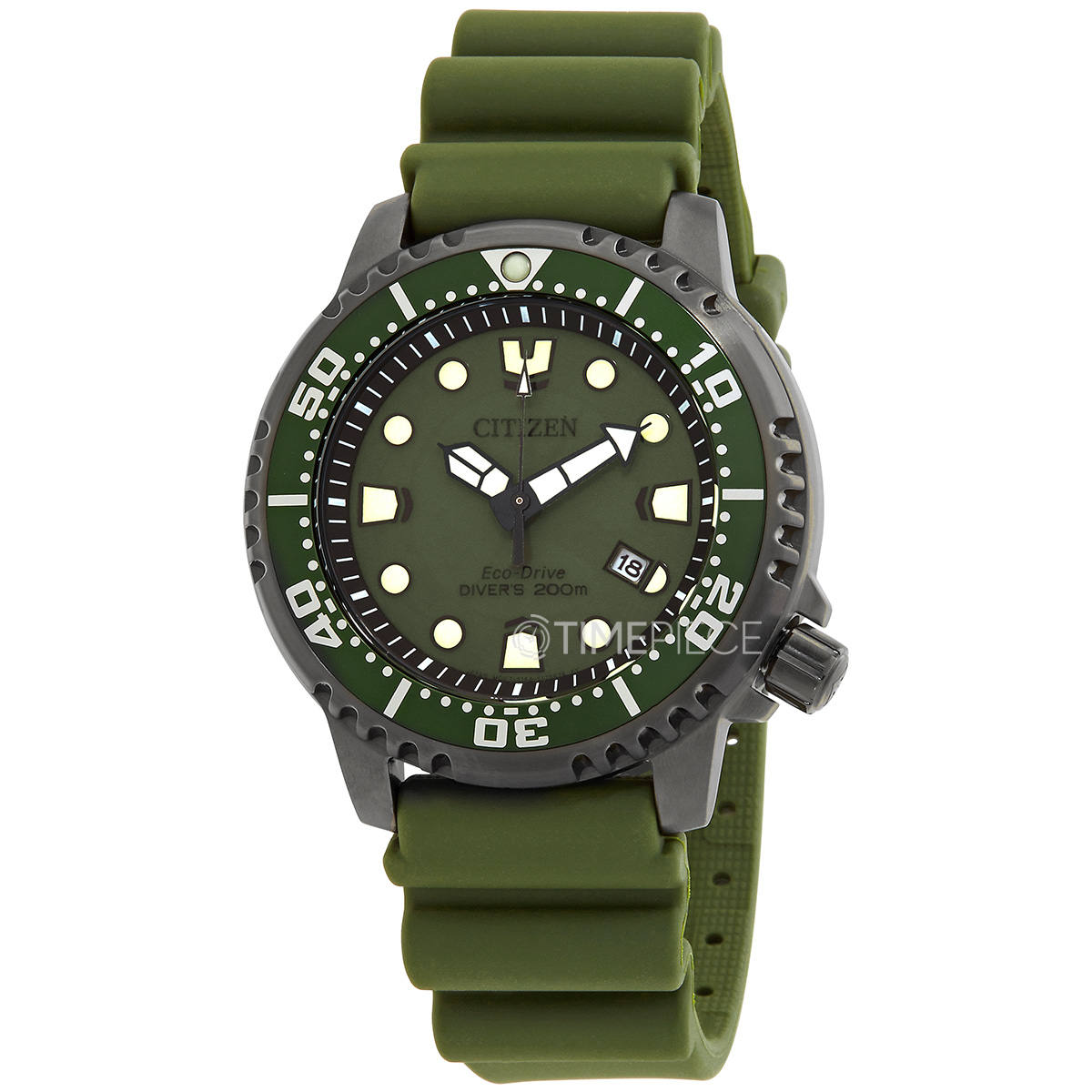 Citizen Promaster Green Dial Mens Watch BN0157-11X