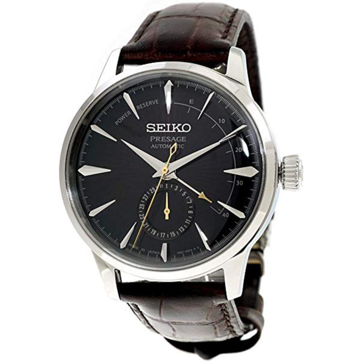 Seiko Presage Automatic Brown Dial Mens Watch SSA393J1