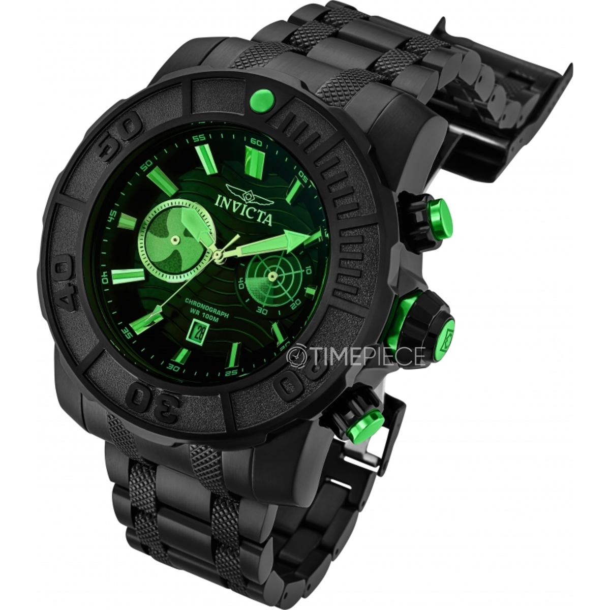 Invicta Coalition Forces Chronograph Quartz Black Dial Mens Watch 29932