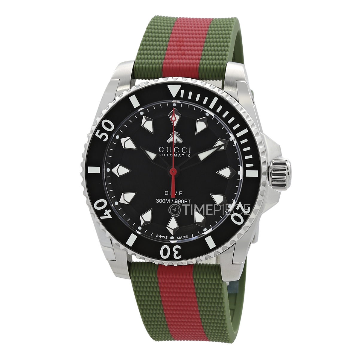 Gucci Dive Automatic Black Dial Unisex Watch YA136349