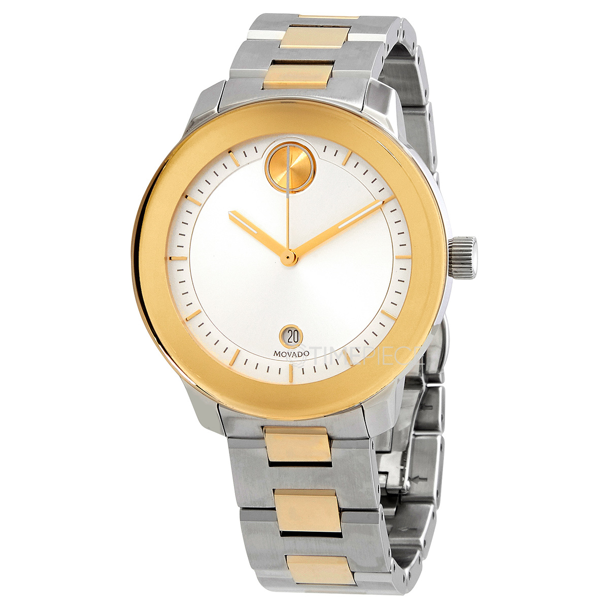 Movado Bold Verso Quartz Silver Dial Unisex Watch 3600749