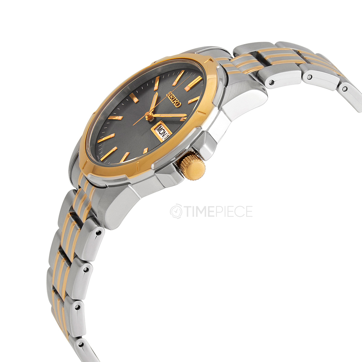 Seiko Essentials Quartz Grey Dial Mens Watch SUR356