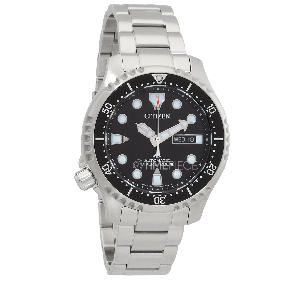 Citizen Promaster Marine Automatic Black Dial Mens Watch NY0140-80E