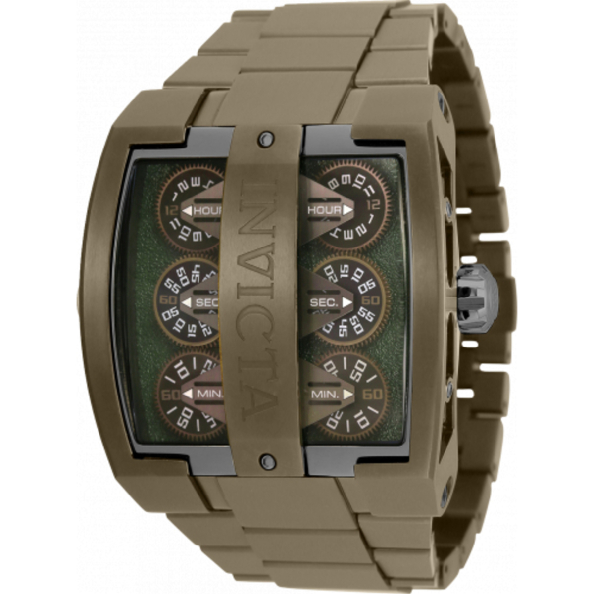 Invicta Speedway Six Subdials Automatic Green Dial Mens Watch 35462