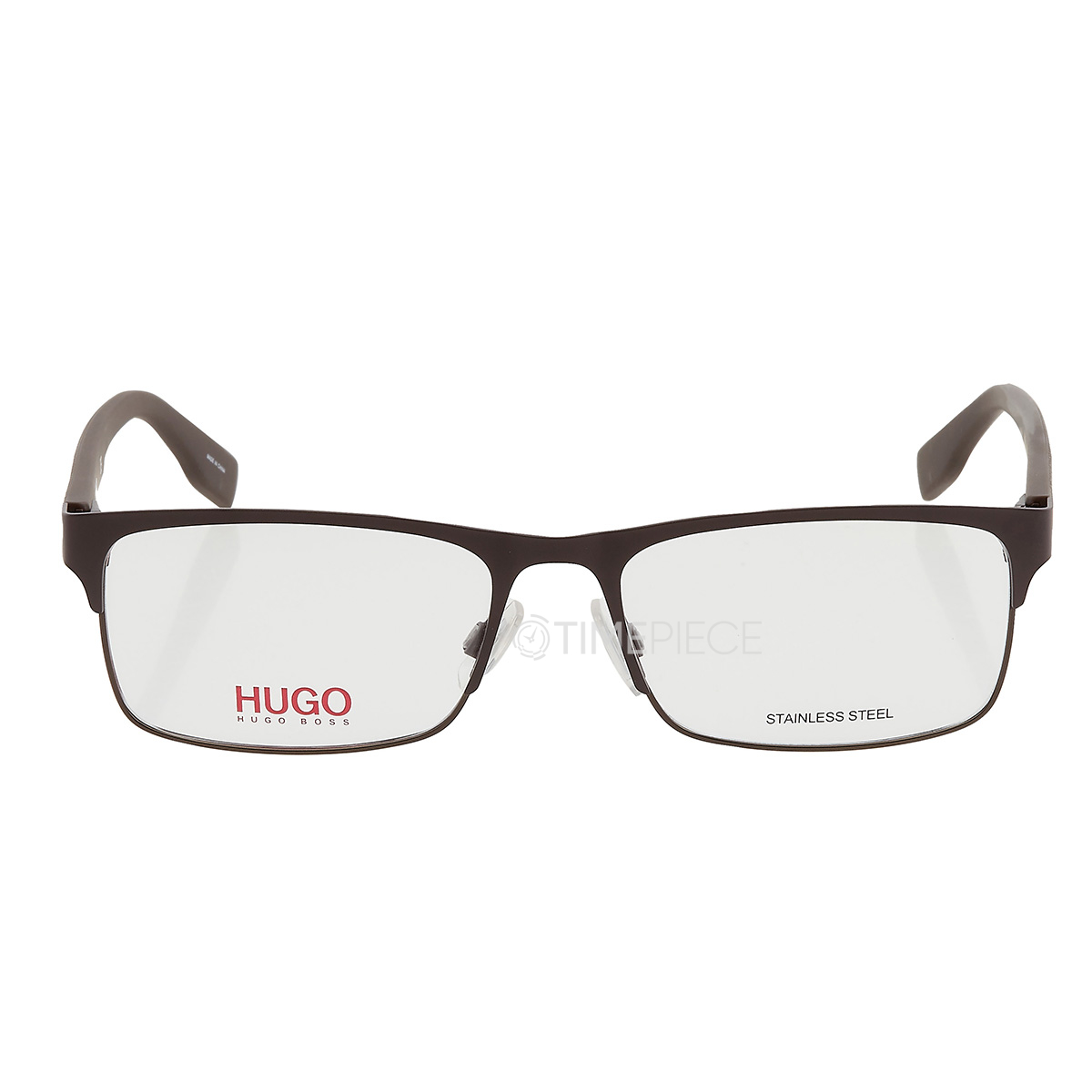 Hugo Boss Mens Brown Rectangular Eyeglass Frames HG029304IN0056