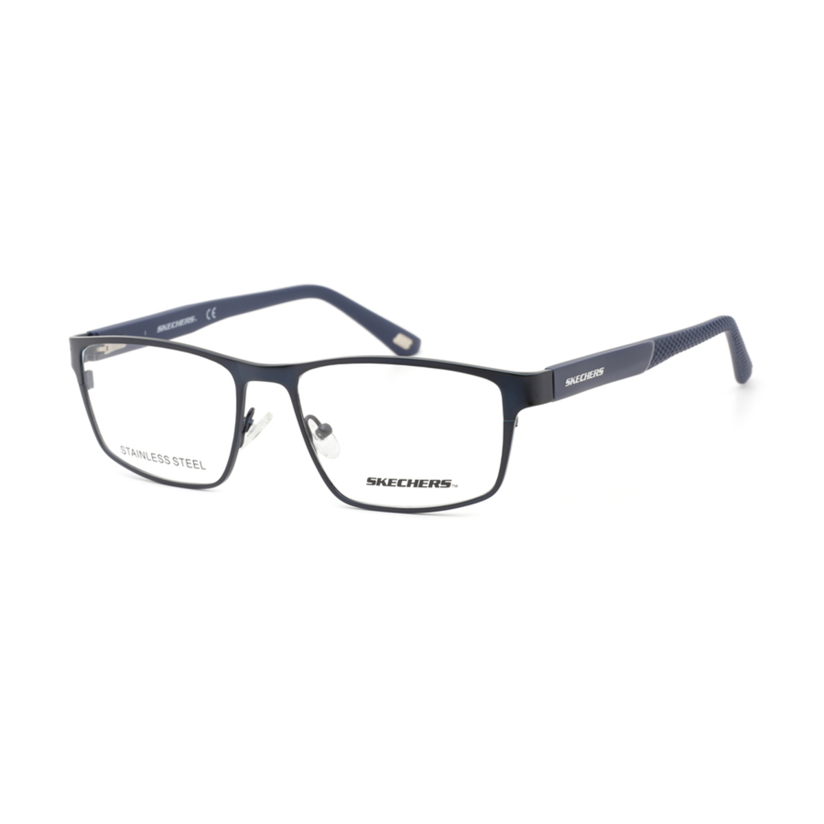 Skechers Mens Blue Rectangular Eyeglass Frames SE332309155