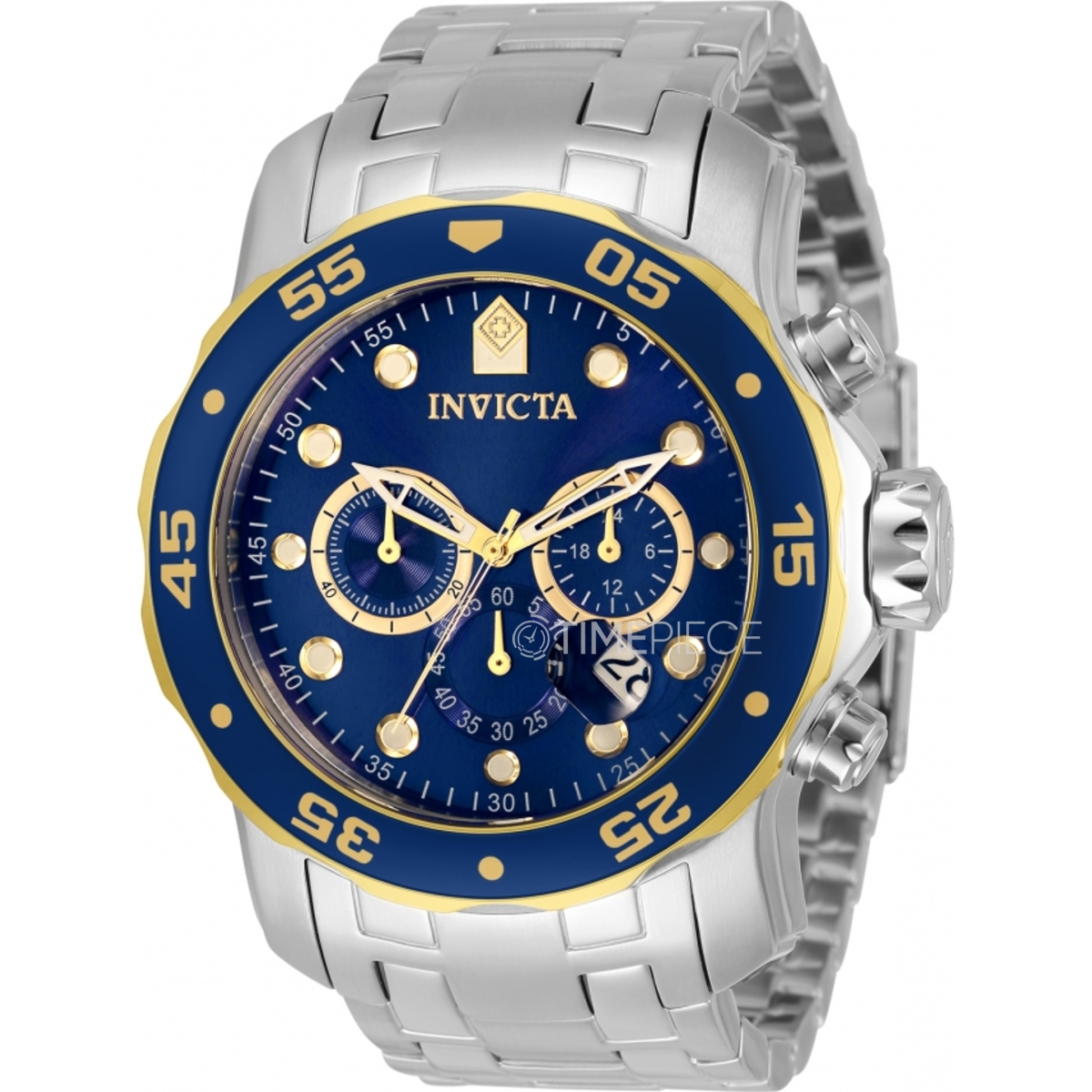 Invicta Pro Diver Chronograph Quartz Blue Dial Mens Watch 33996