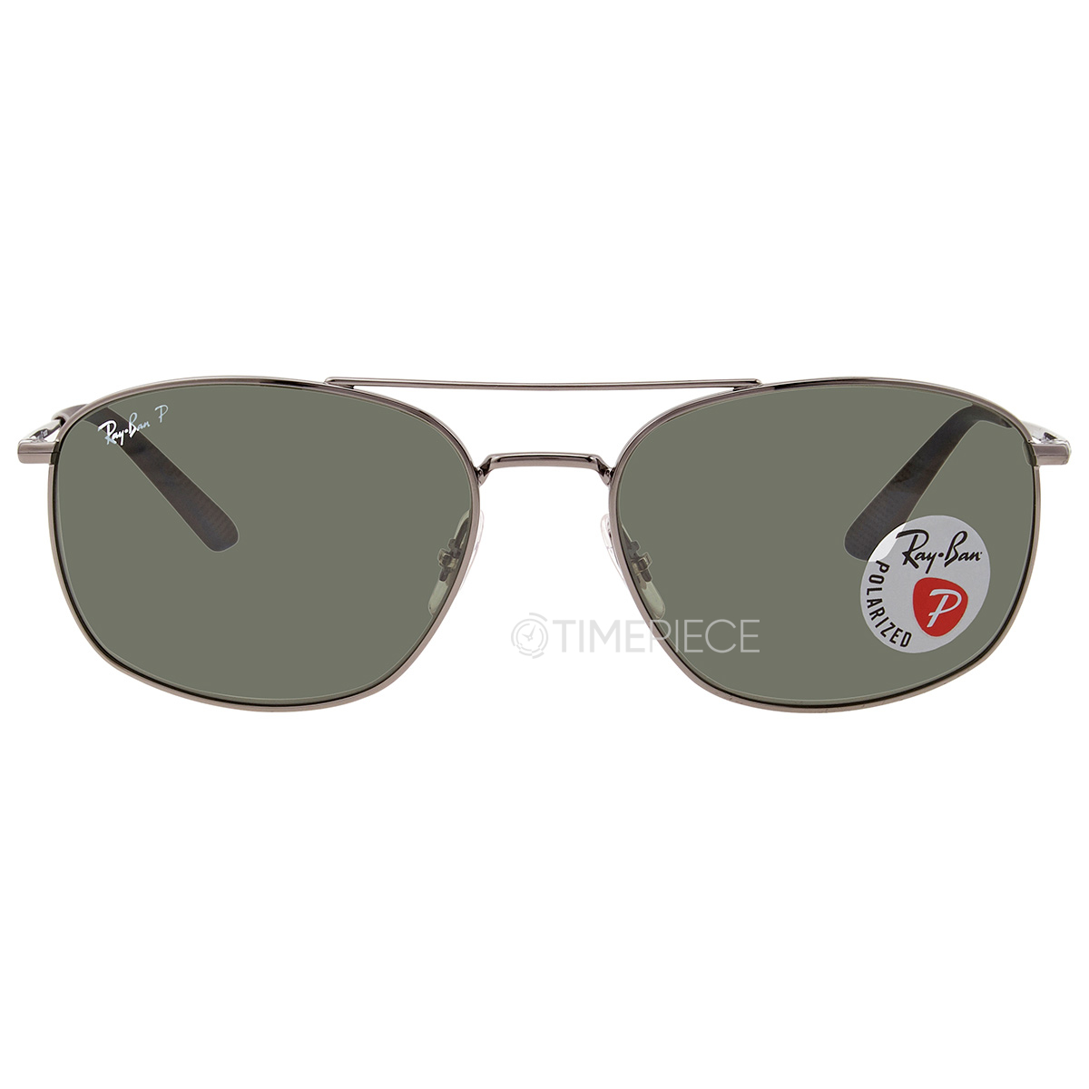 Ray Ban Polarized Dark Green Aviator Mens Sunglasses RB3654 004/9A 60