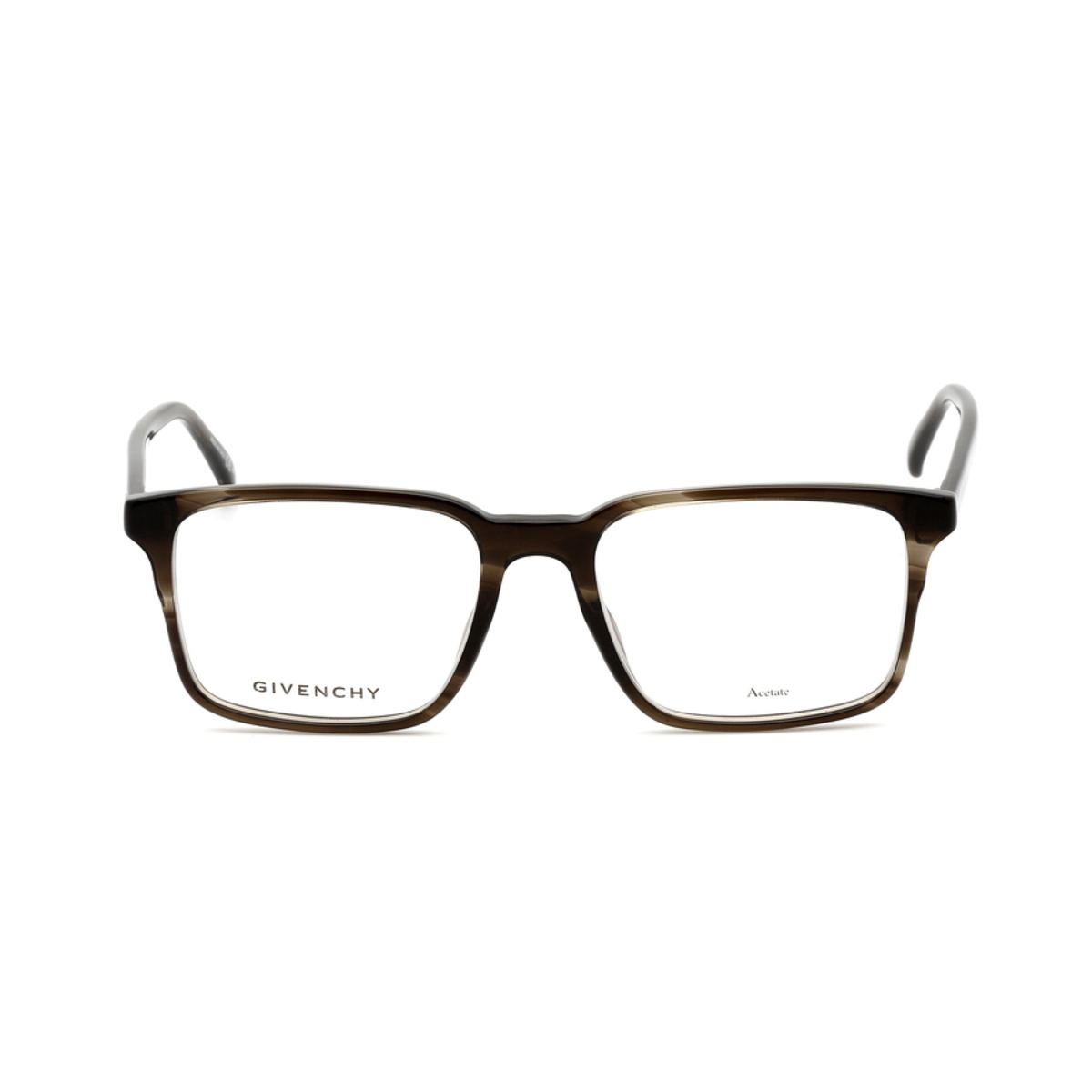 Givenchy Mens Grey Rectangular Eyeglass Frames GV010202W80055
