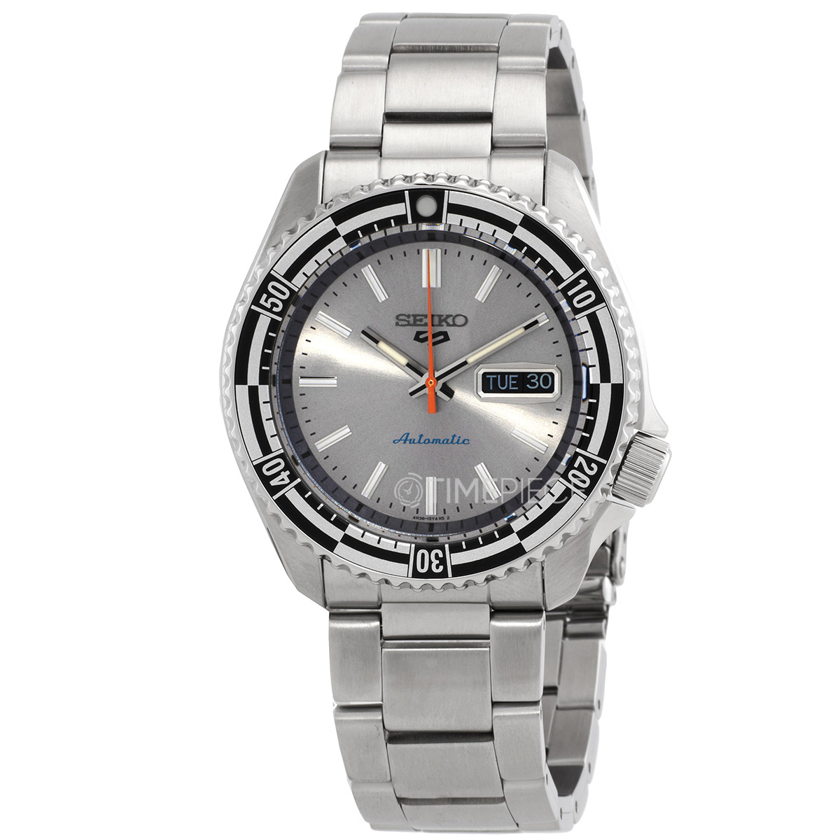 Seiko 5 Sports Automatic Silver Dial Mens Watch SRPK09K1