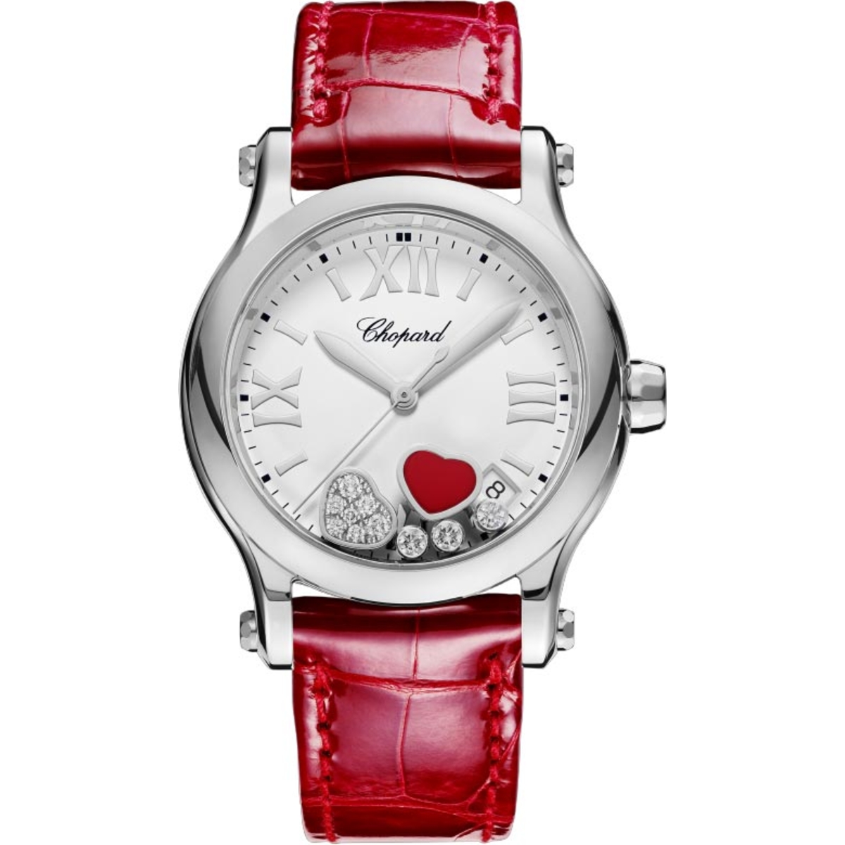 Chopard Happy Hearts Quartz White Dial Ladies Watch 278582-3005
