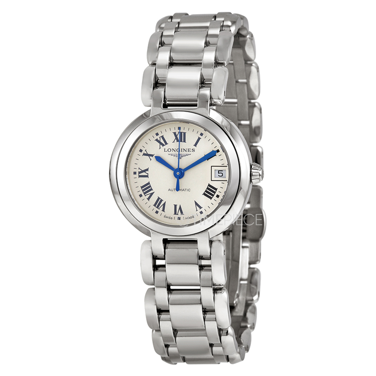 Longines PrimaLuna Silver Dial Stainless Steel Ladies Watch - L81114716