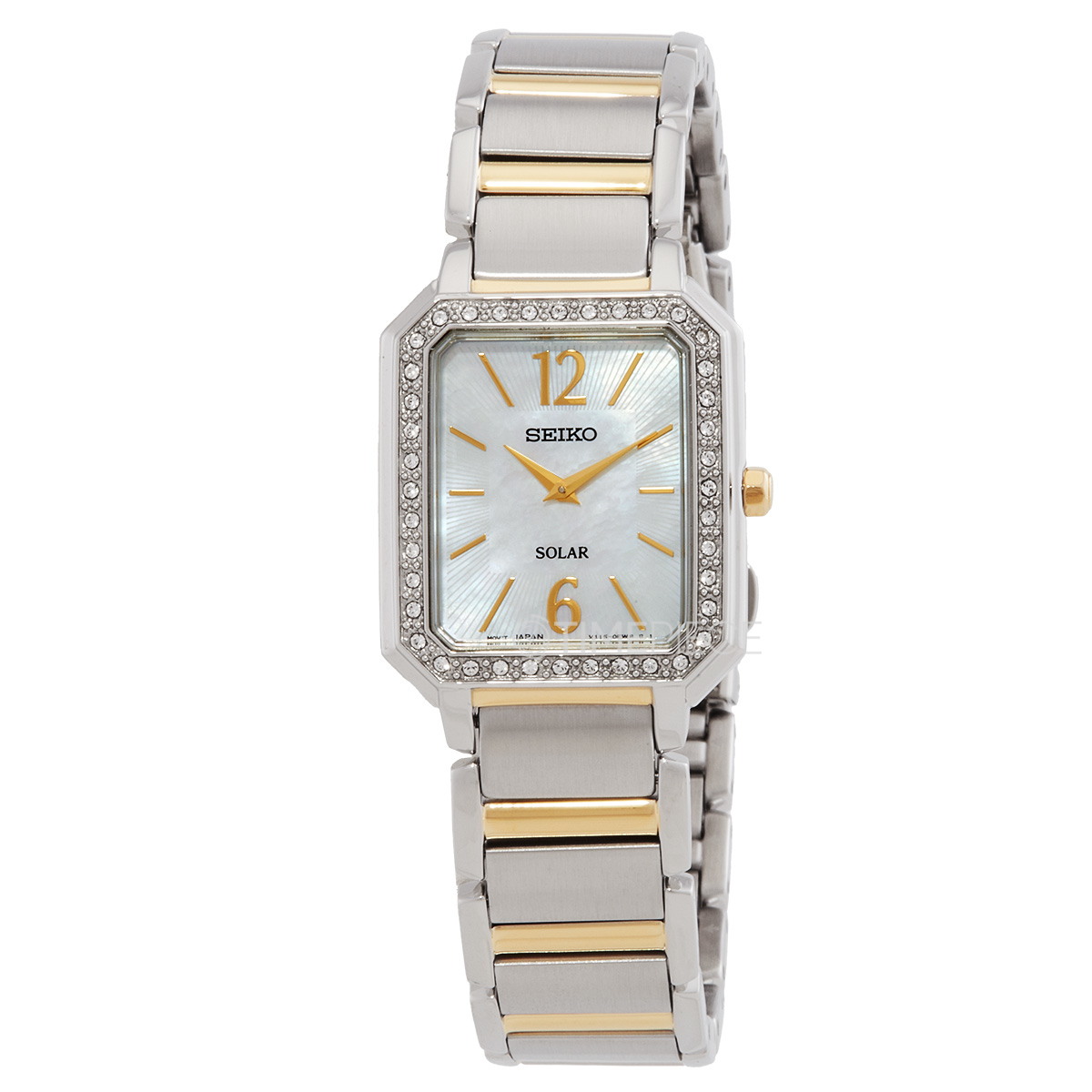 Seiko solar Mother of Pearl Dial Ladies Watch SUP466