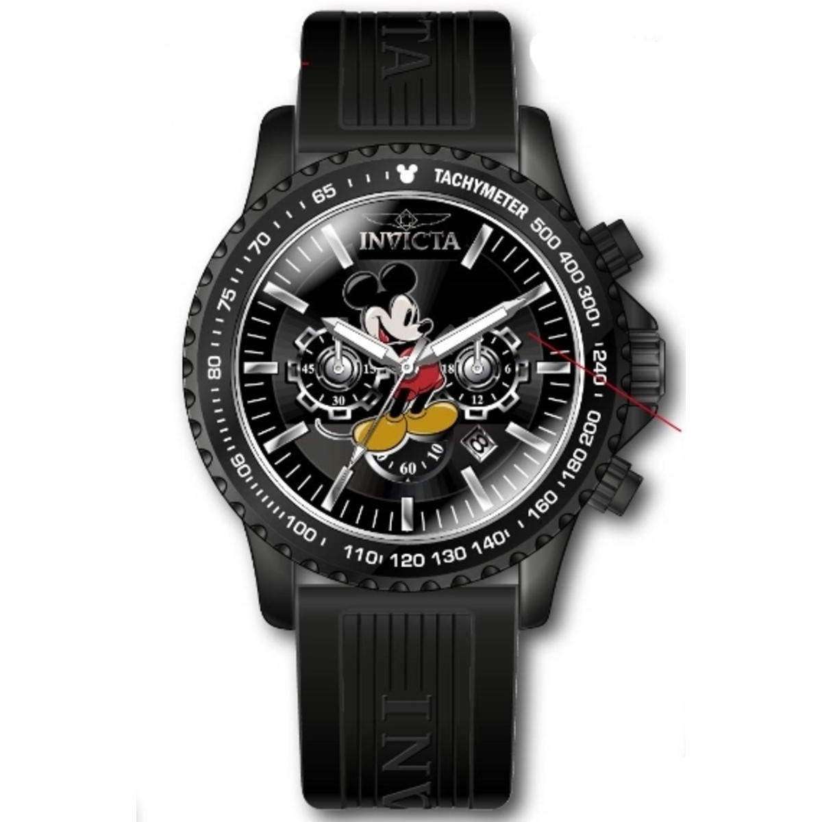 Invicta Disney Limited Edition Mickey Mouse Chronograph Quartz Black ...
